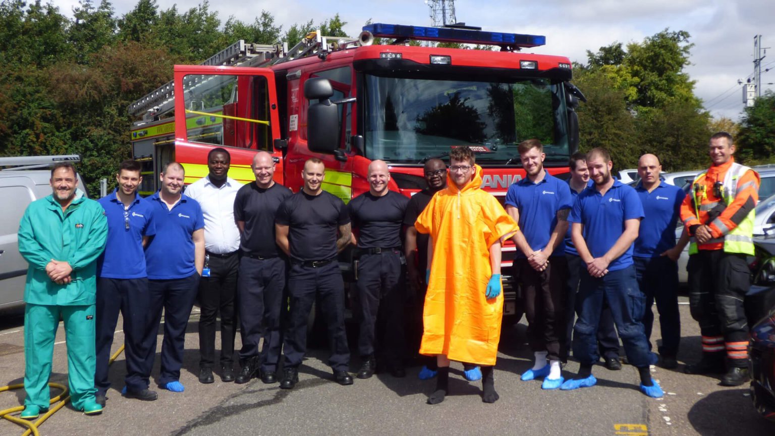 Spill Response Team Training with Huntingdon Fire Brigade \ Encocam
